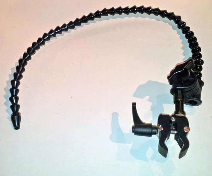 Sip-Puff Tube Support, 1/4" Locline, clamp from Technical Solutions ...